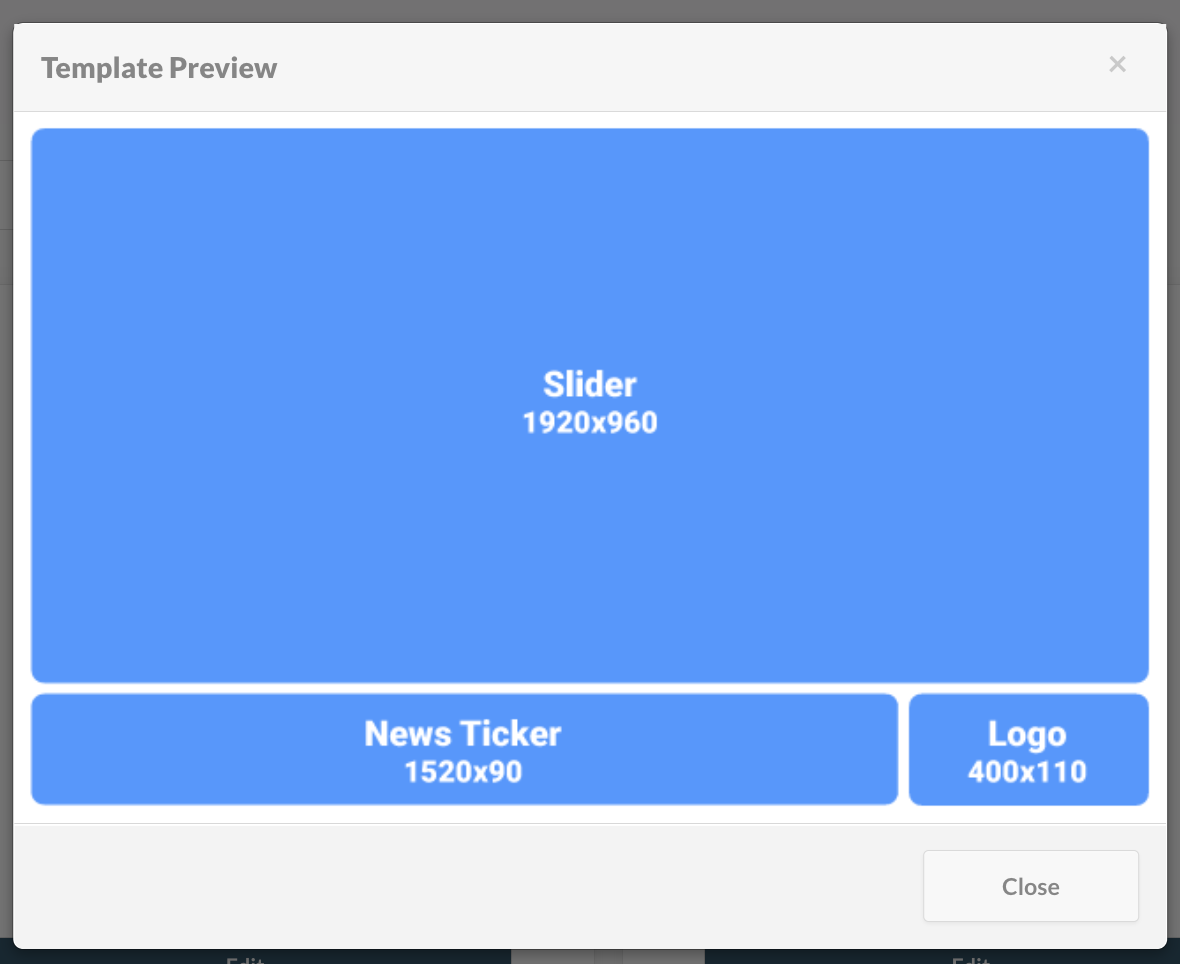 Template selection and customization | Docs Visionbox