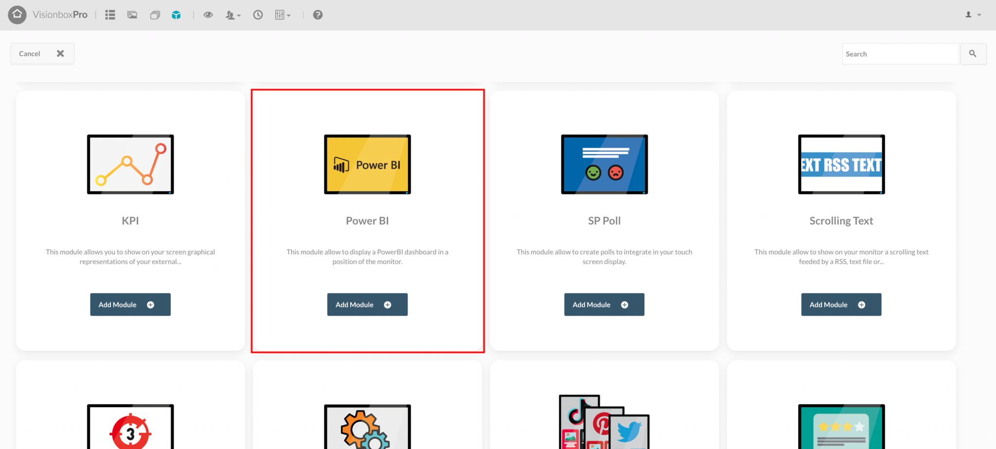 Configure Power Bi Module | Docs Visionbox